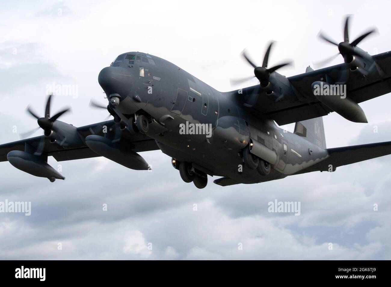 An Alaska Air National Guard HC-130J Combat King II operated by aircrew ...