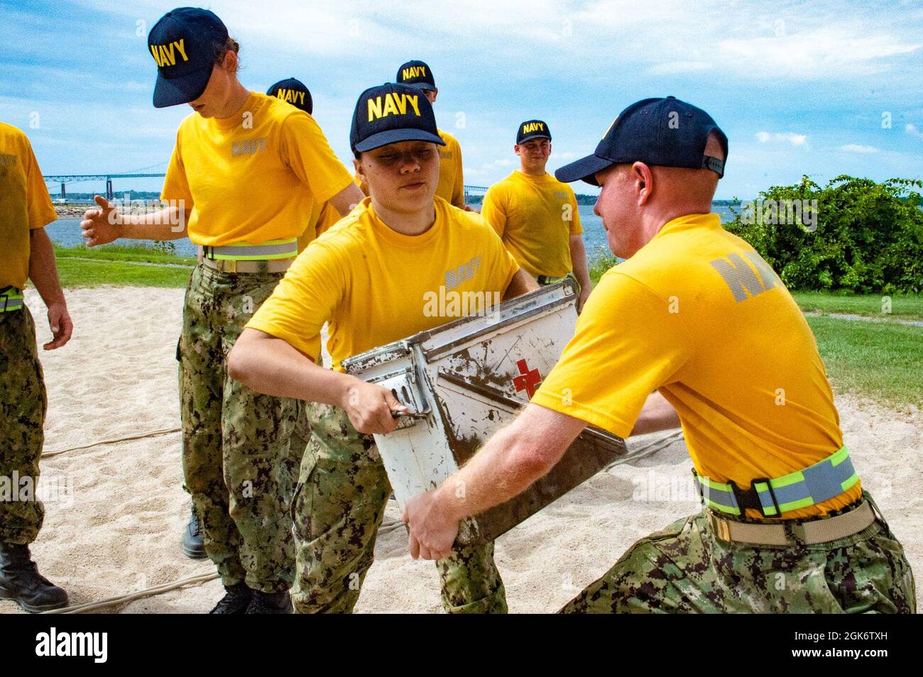 Officer Candidate School (OCS) students at Officer Training Command ...