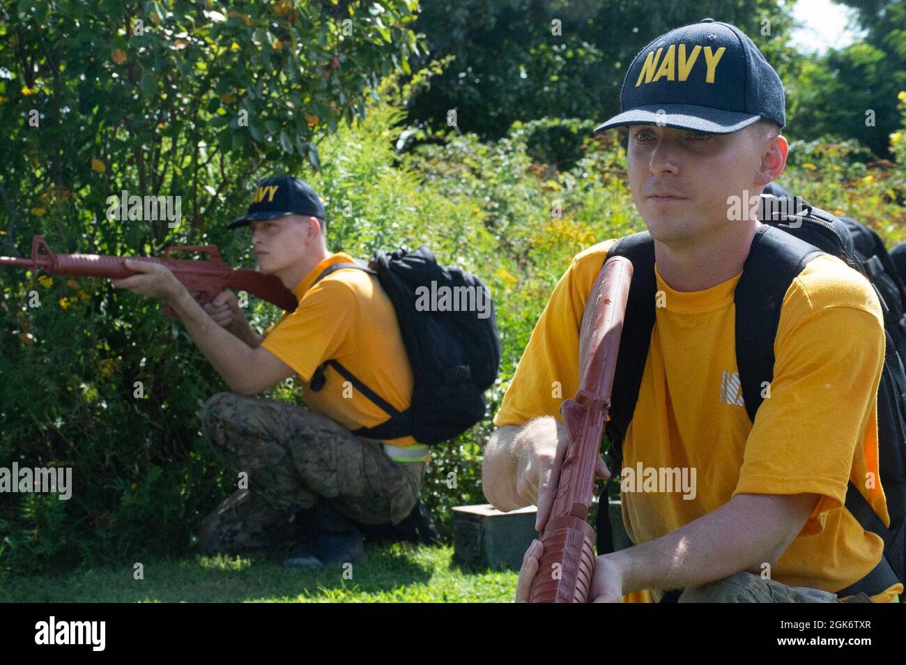 Officer Candidate School (OCS) students at Officer Training Command ...