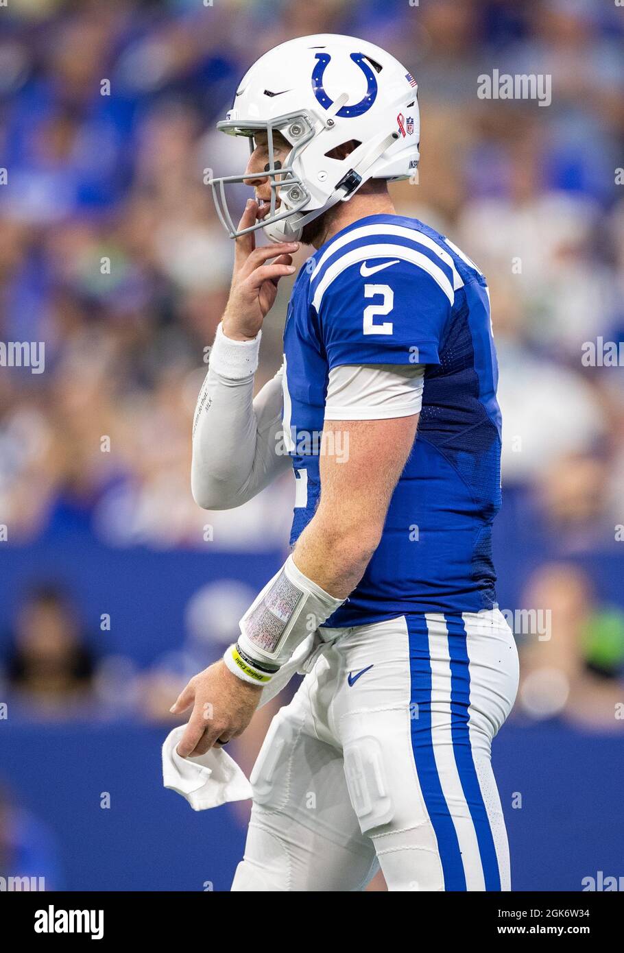 September 12, 2021: Indianapolis Colts quarterback Carson Wentz (2 ...