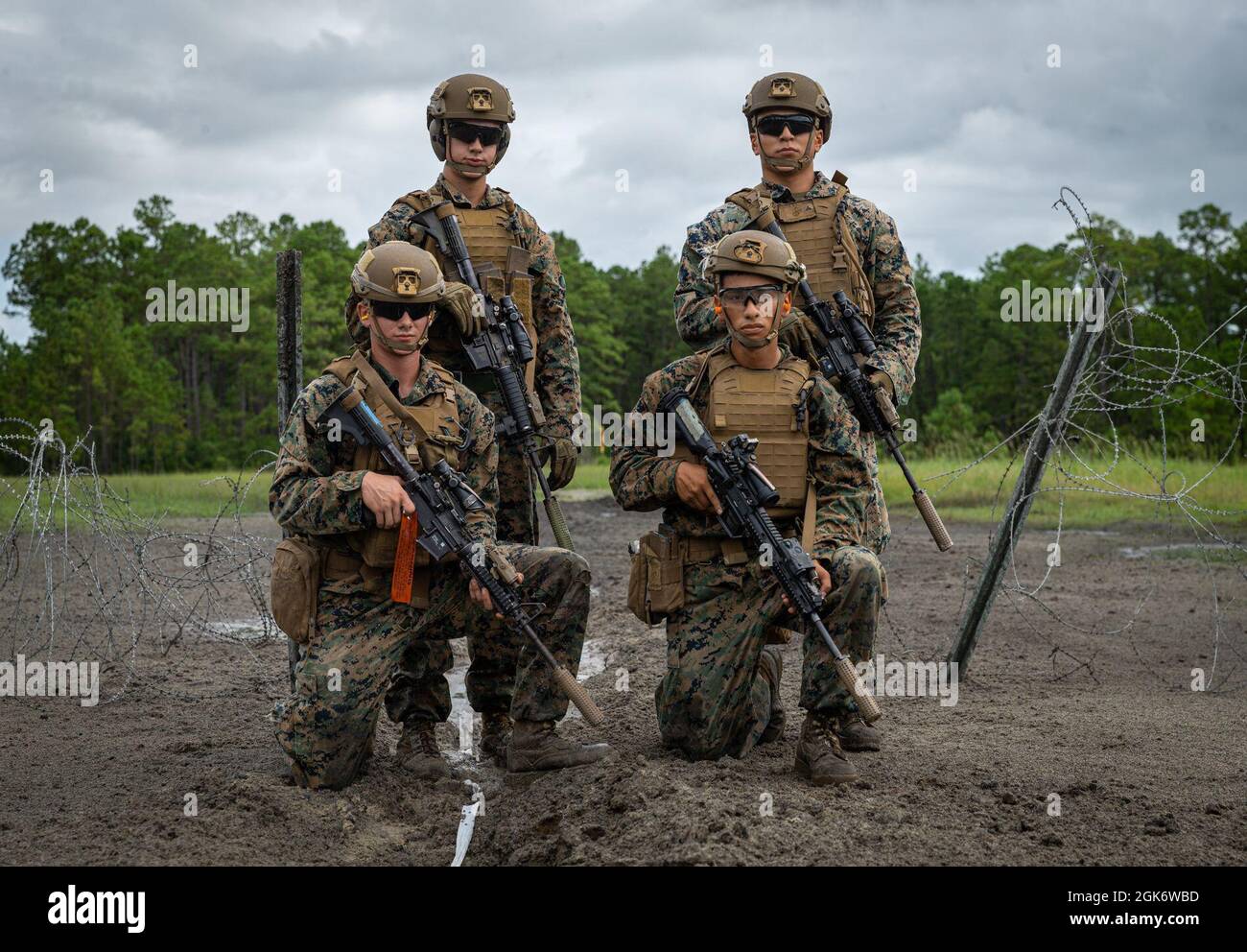 U.S. Marines with 2d Combat Engineer Battalion, 2d Marine Division ...