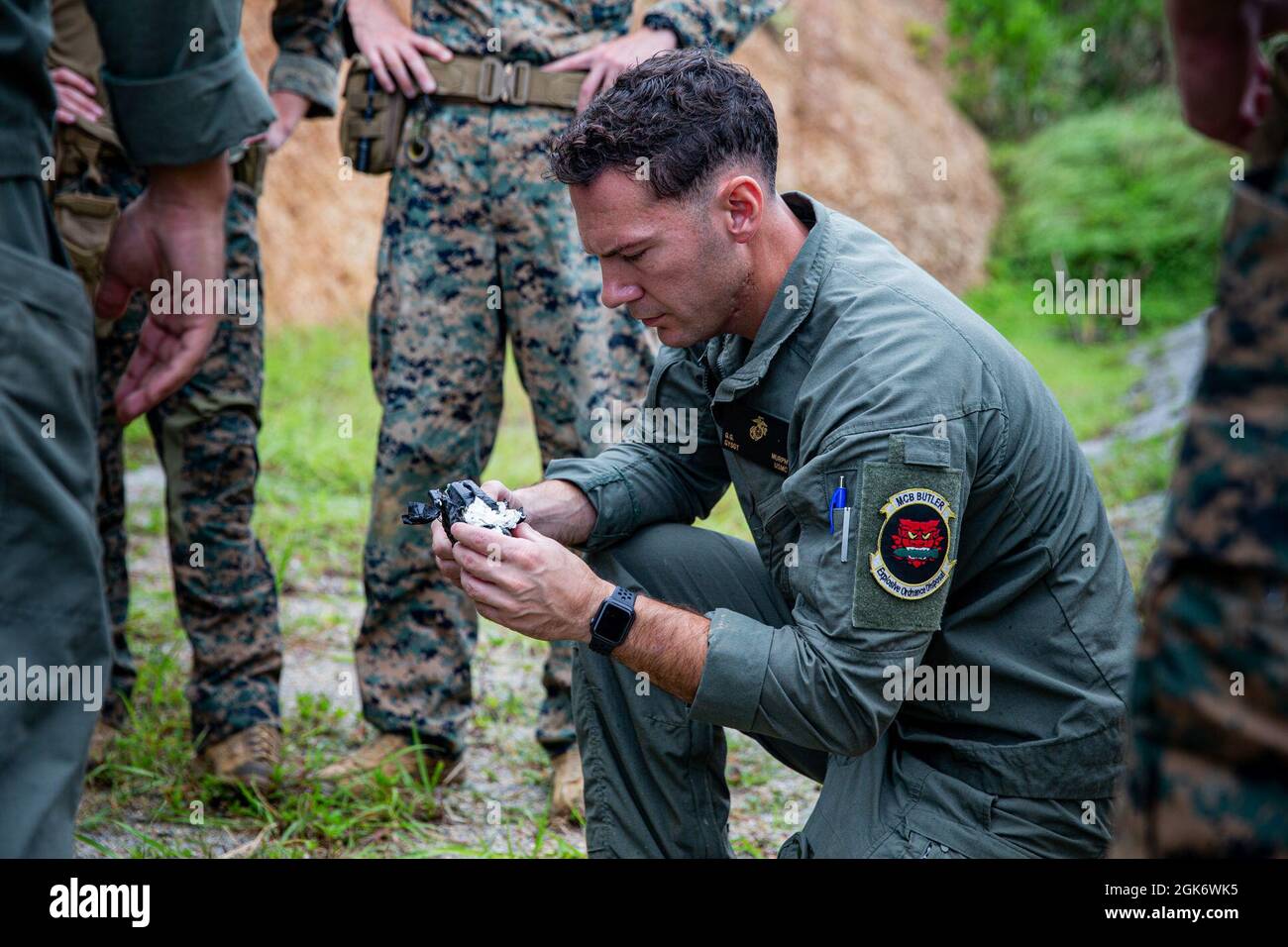 U.S. Marine Corps Gunnery Sgt. Gerard Murphy, the operations chief at ...