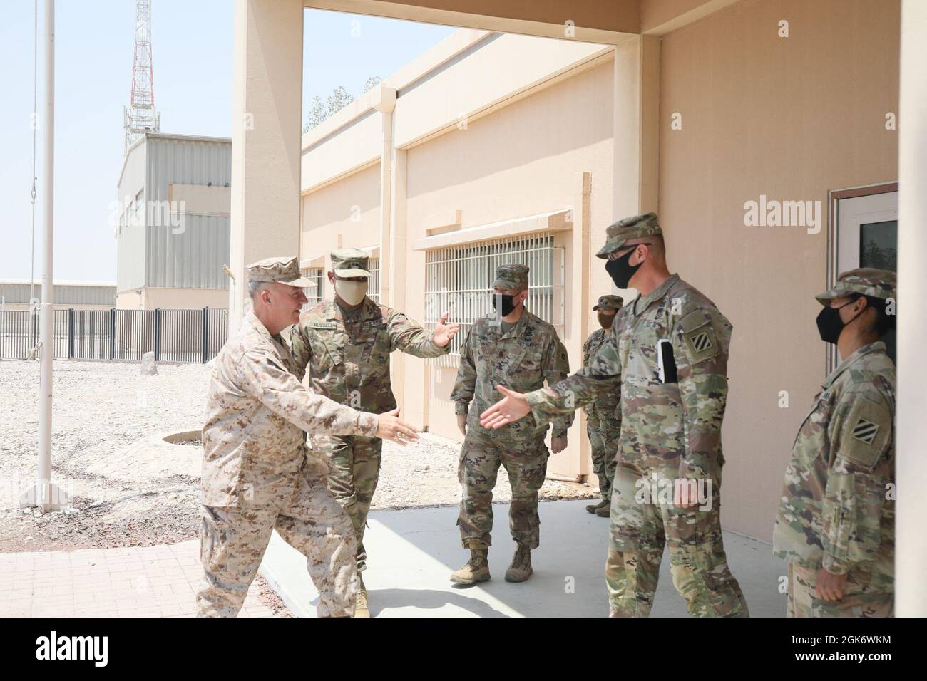 Gen. Kenneth F. McKenzie, Commander, U.S. Central Command meets and ...