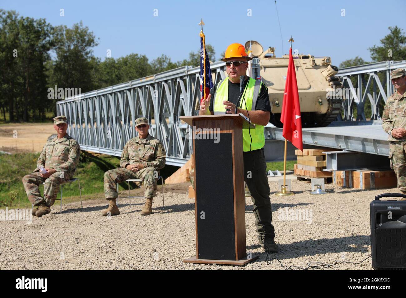 Steve Danner, U. S. Military sales and marketing manager with Acrow ...