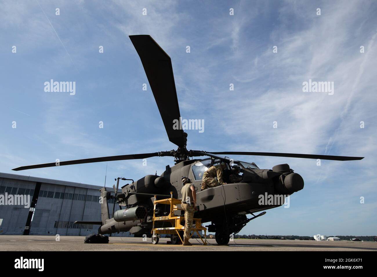 An Apache crew, assigned to the 3rd Squadron, 17th Cavalry Regiment ...