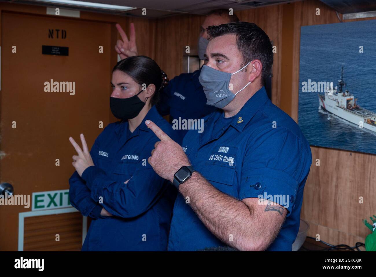 NUUK, Greenland -- (Aug. 18, 2021) Crew assigned to the 270-foot Famous ...