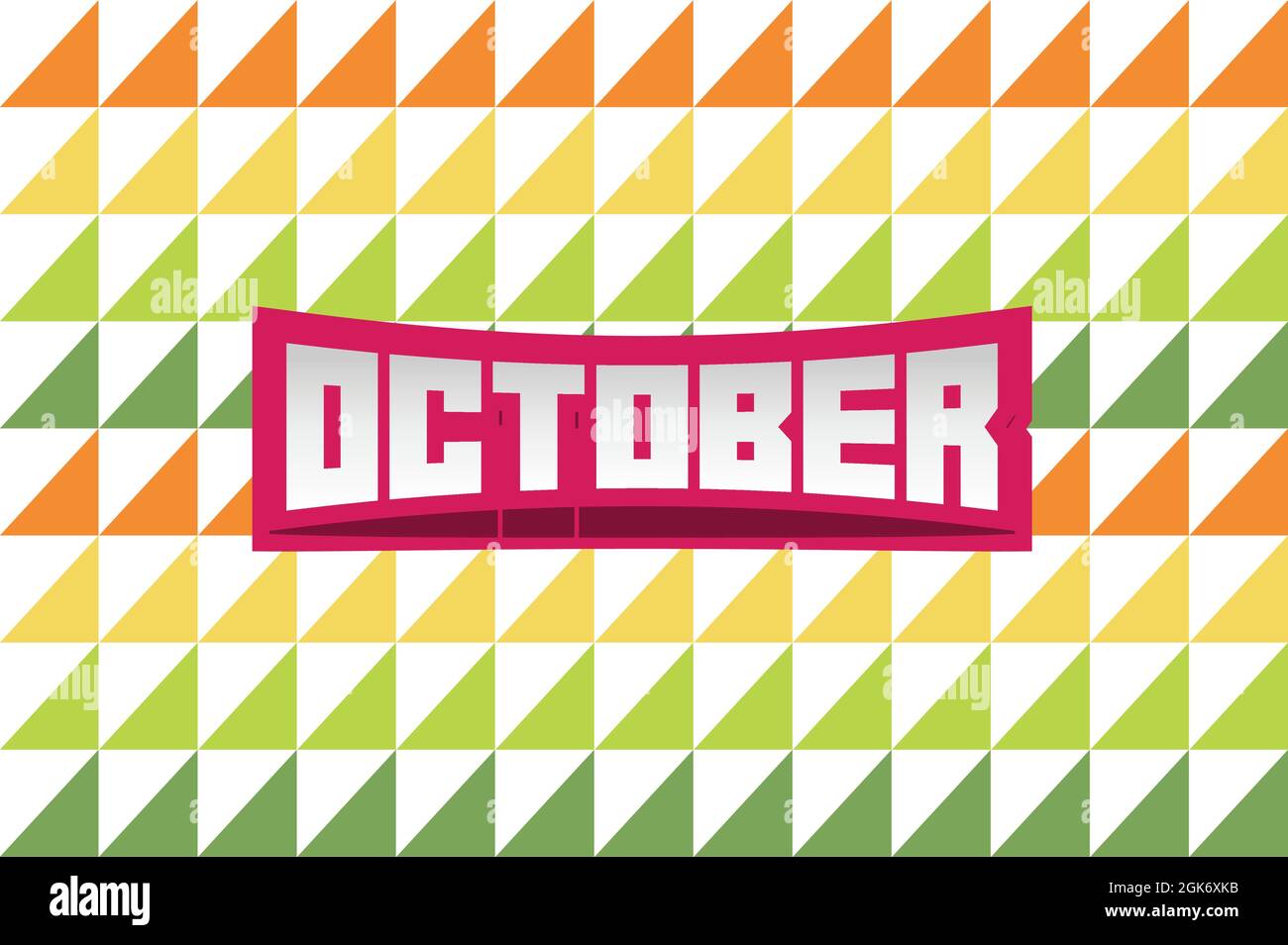 vector typography month phrase October in various luxury abstract ...