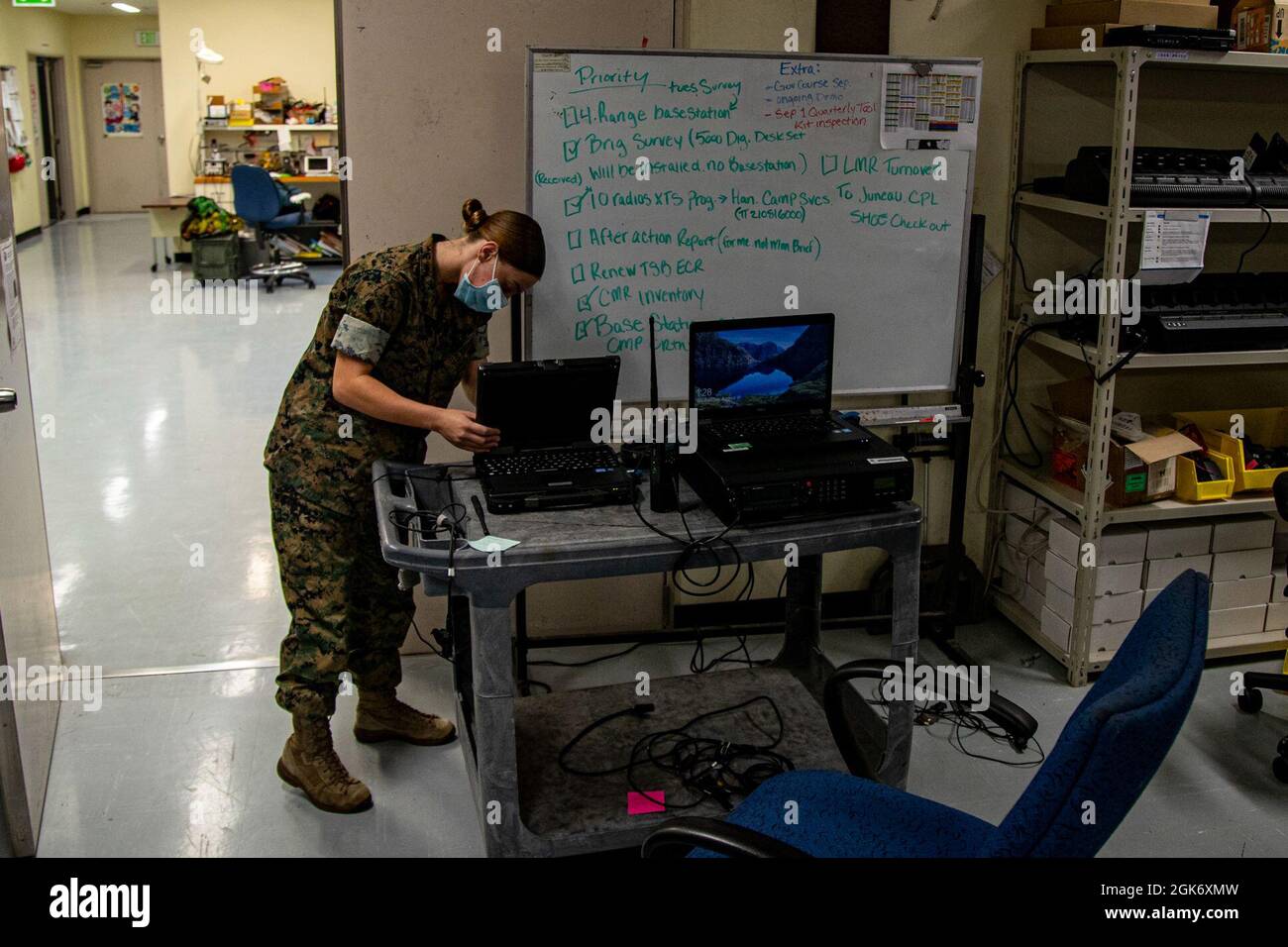 U.S. Marine Corps Cpl. Madison Shoemaker, a transmission system ...
