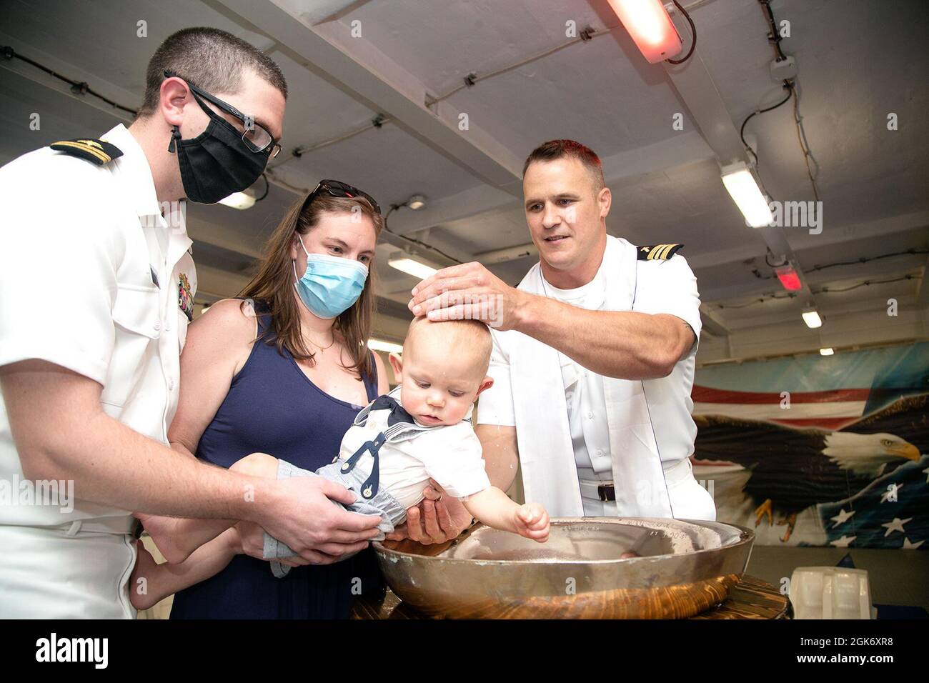 Lt. Cmdr. Michael Matson, a chaplain assigned to USS Gerald R. Ford’s ...