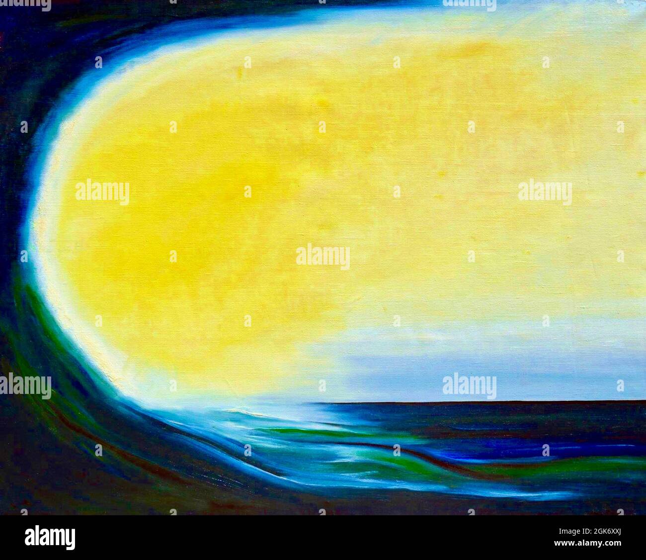 Marguerite Louis Blasingame artwork - Tropical Wave - 1937 Stock Photo ...