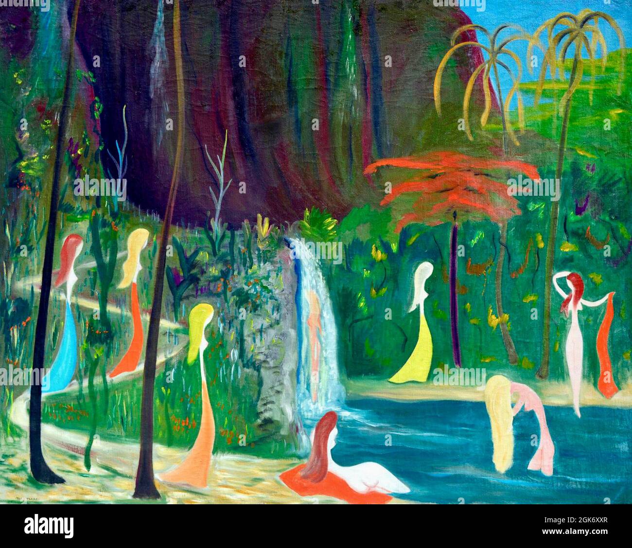 Marguerite Louis Blasingame artwork - Wahine in Wailele - 1935 ...