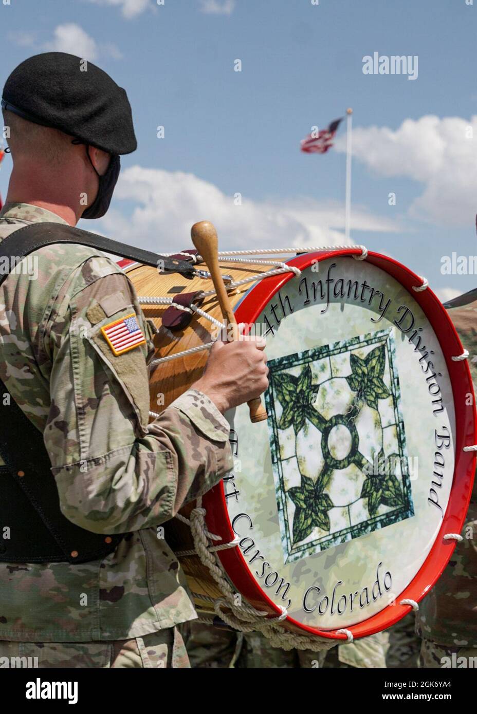 The 4th Infantry Division and Fort Carson Band participate in the ...