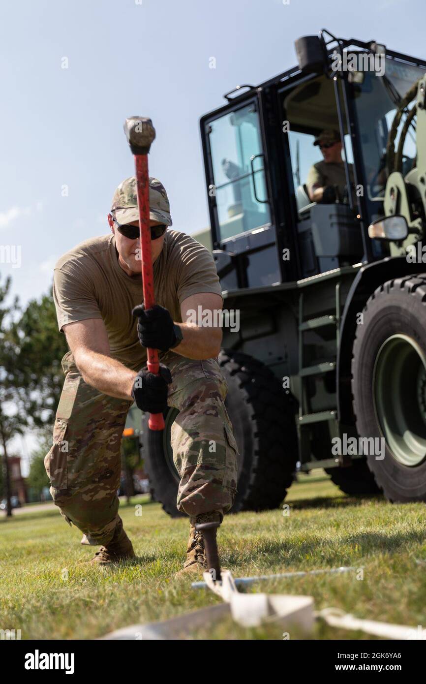 U.S. Air Force Master Sgt. Jordan Lowry, assigned to the Volk Field ...