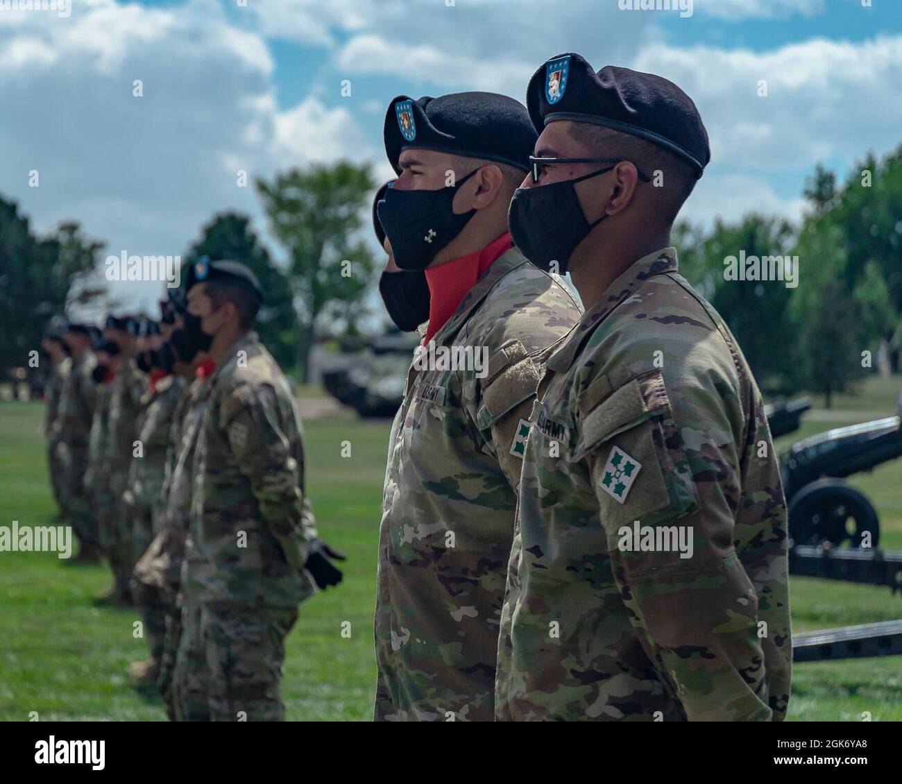 Soldiers with 3rd Battalion, 29th Field Artillery Regiment, 3rd Armored ...