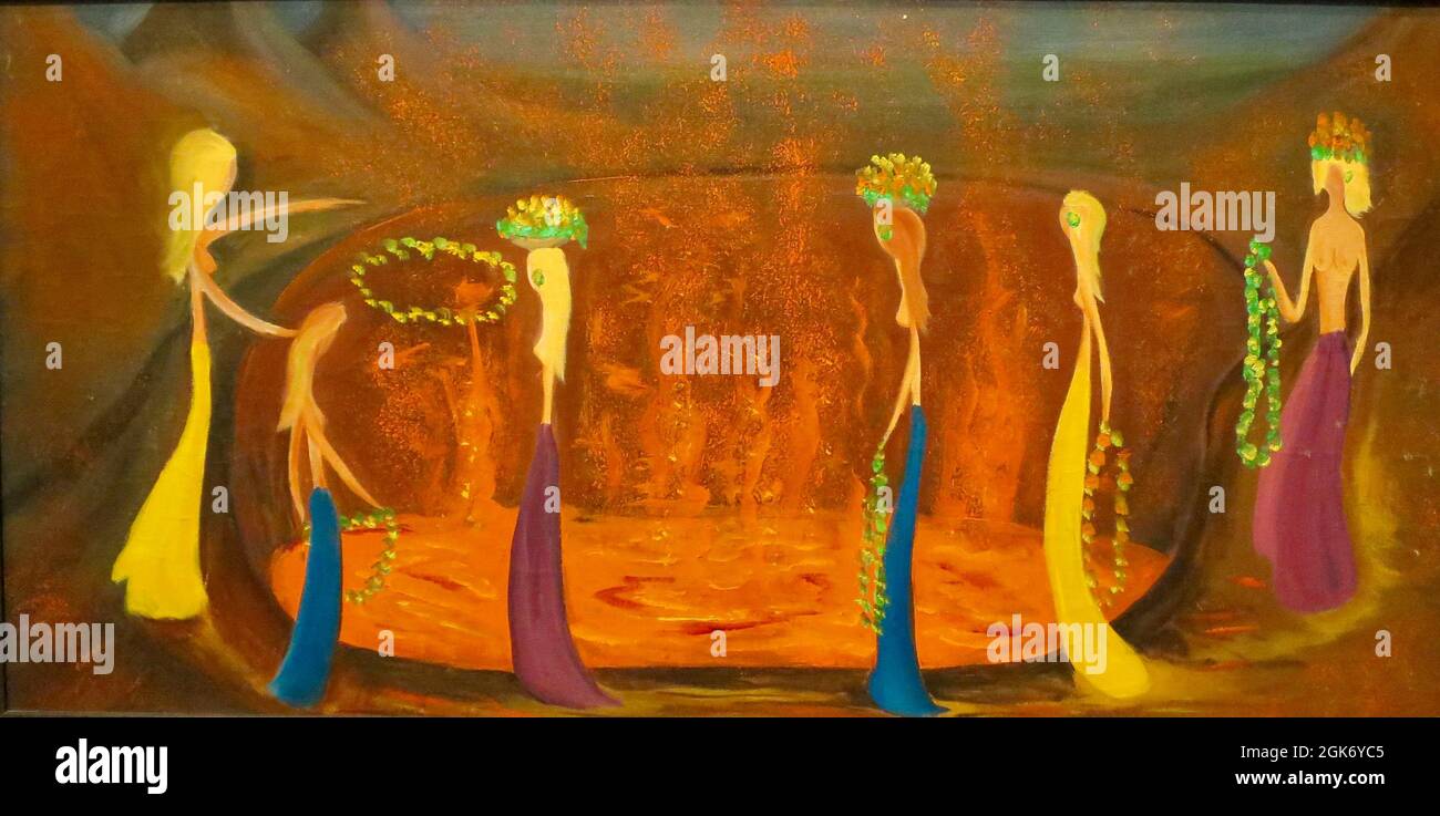 Marguerite Louis Blasingame artwork - Offering to the Caldera - circa ...