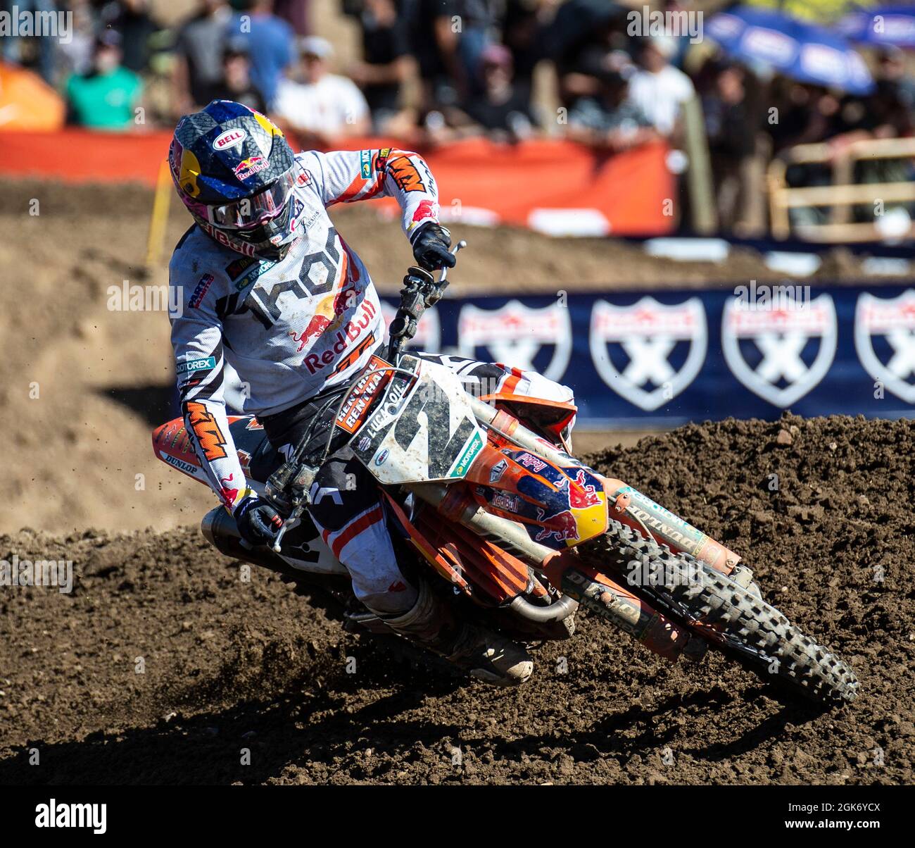 September 11 2021 Rancho Cordova, CA USA KTM factory rider Cooper Webb ...