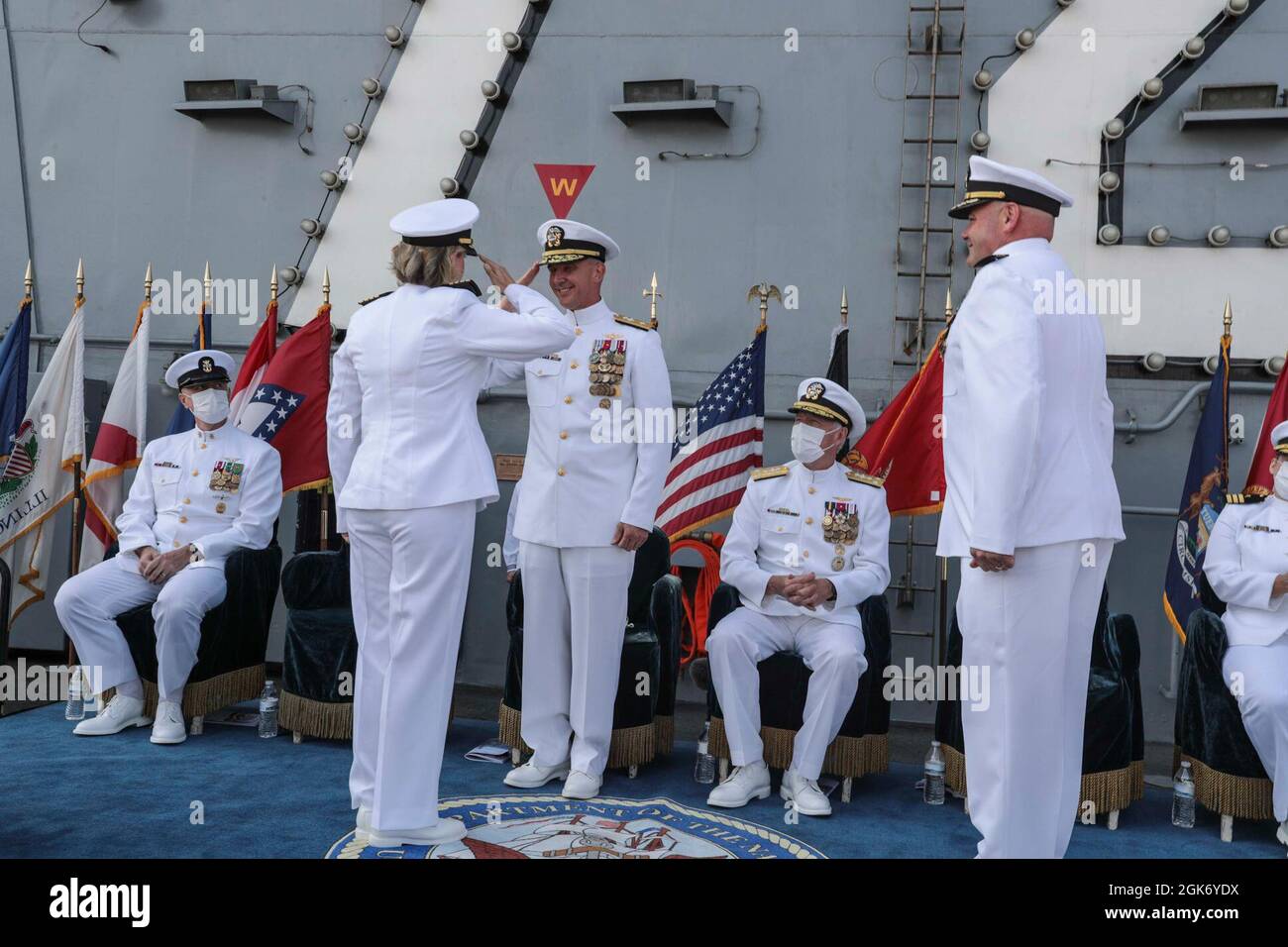 210919-N-NF912-1249 SAN DIEGO (Aug. 19, 2021) Capt. Amy Bauernschmidt ...