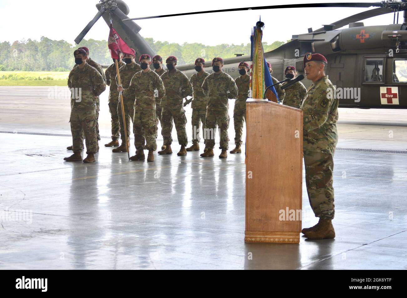 Maj. Ralph Salazar, addresses aviators, medical leaders, families and ...