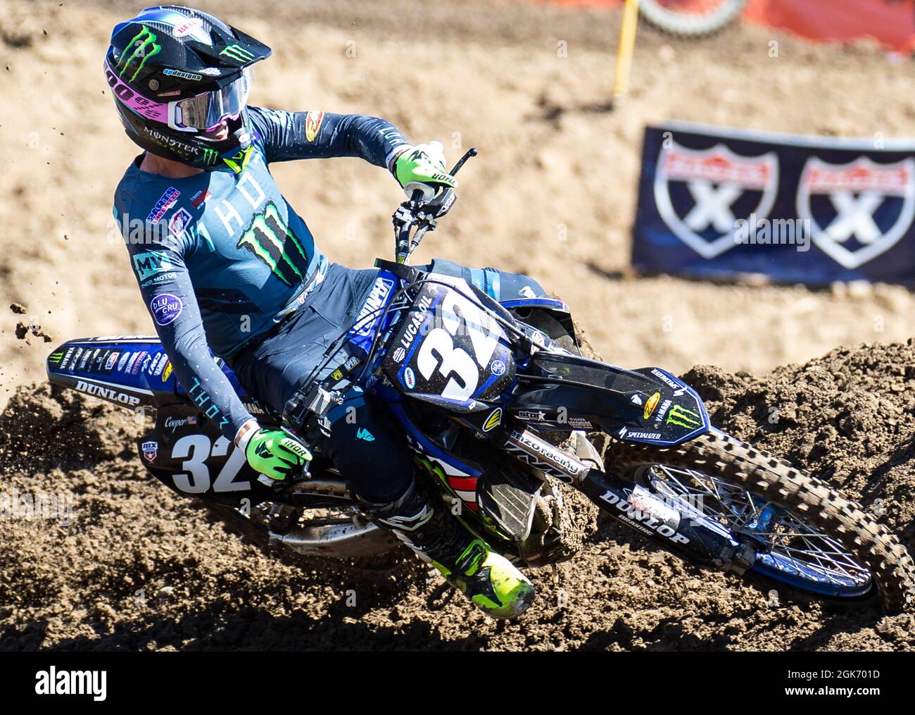 September 11 2021 Rancho Cordova, CA USA Yamaha factory rider Justin ...