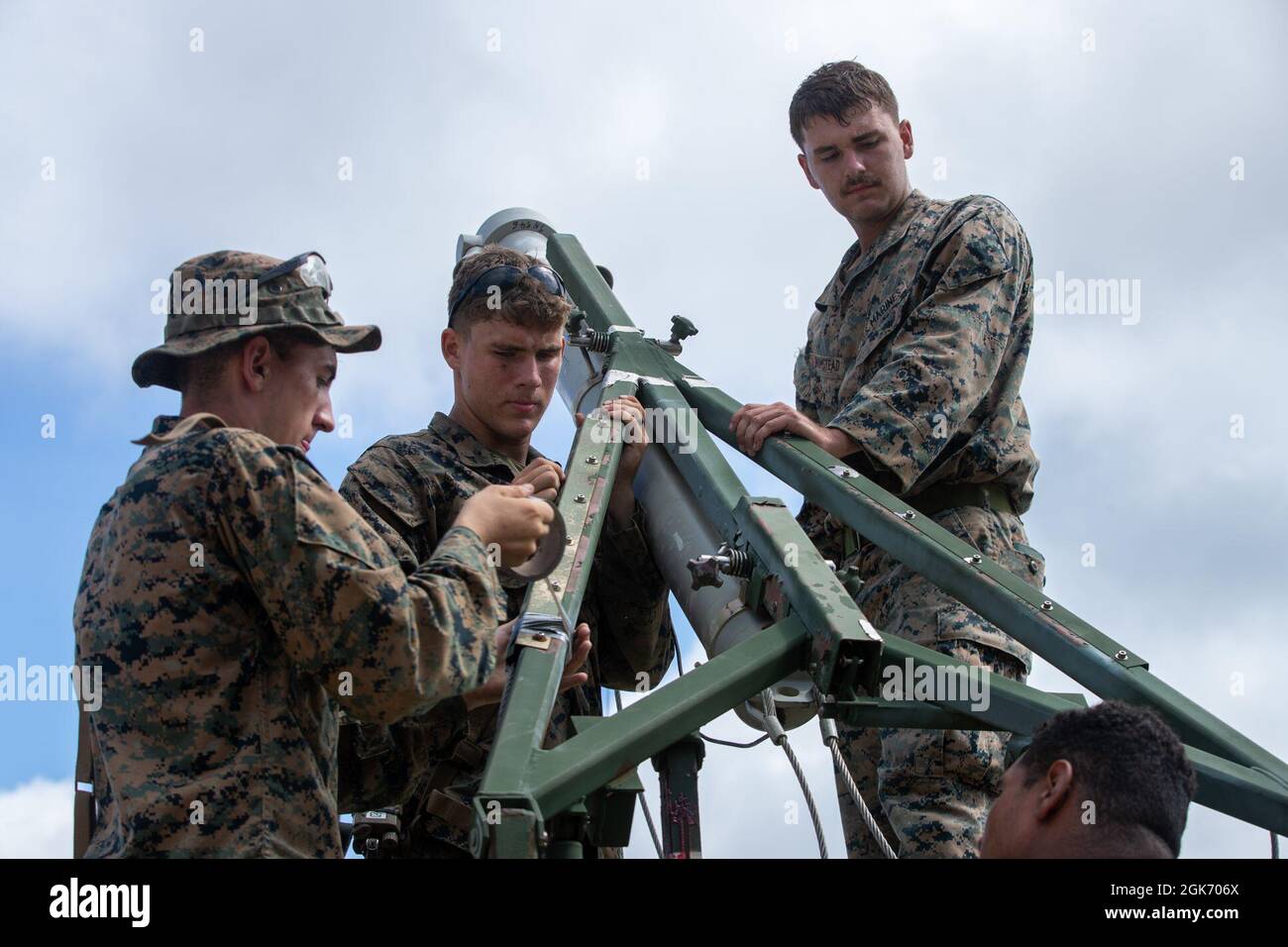 U.S. Marines with 2d Combat Engineer Battalion, 2d Marine Division ...