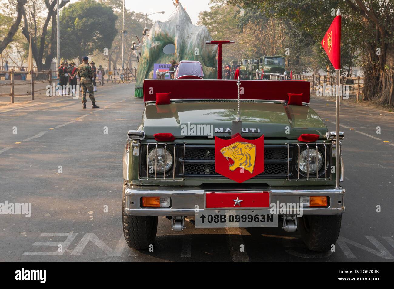 Indian Army Officer Car