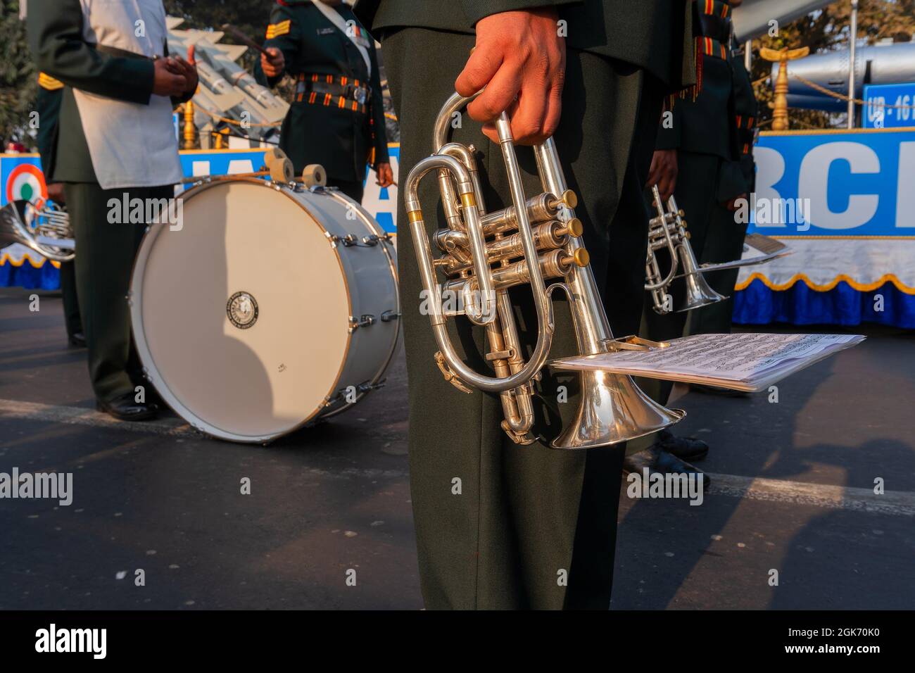 Kolkata, West Bengal, India - 23rd Januaray 2018 : Indian armed force ...