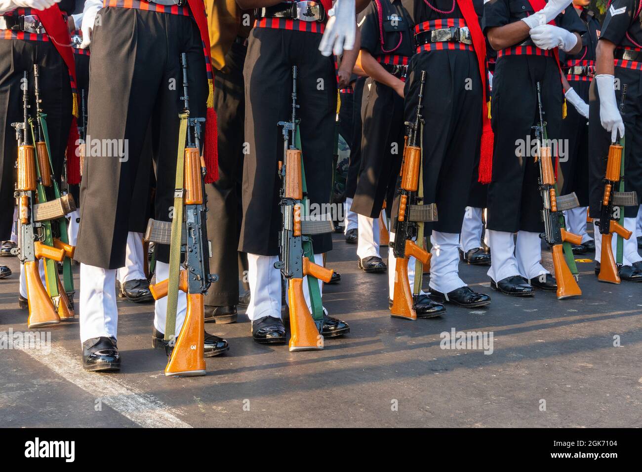 Indian police gun hi-res stock photography and images - Alamy