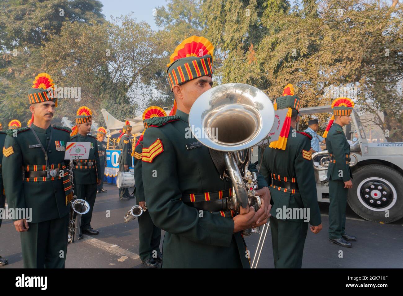 Kolkata, West Bengal, India - 23rd Januaray 2018 : Indian armed force ...