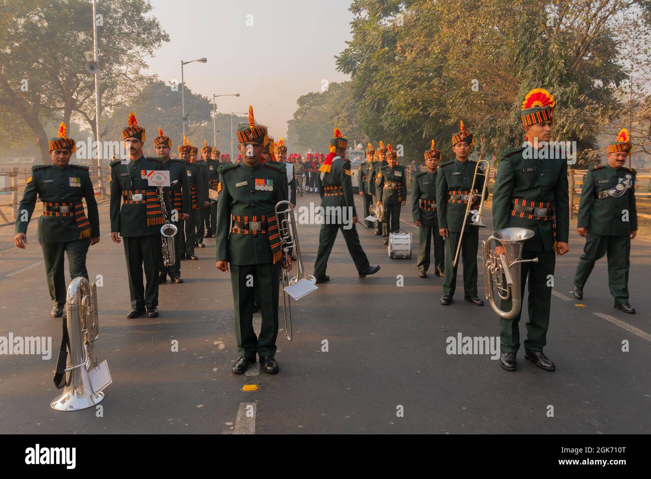 Kolkata, West Bengal, India - 23rd Januaray 2018 : Indian armed force ...