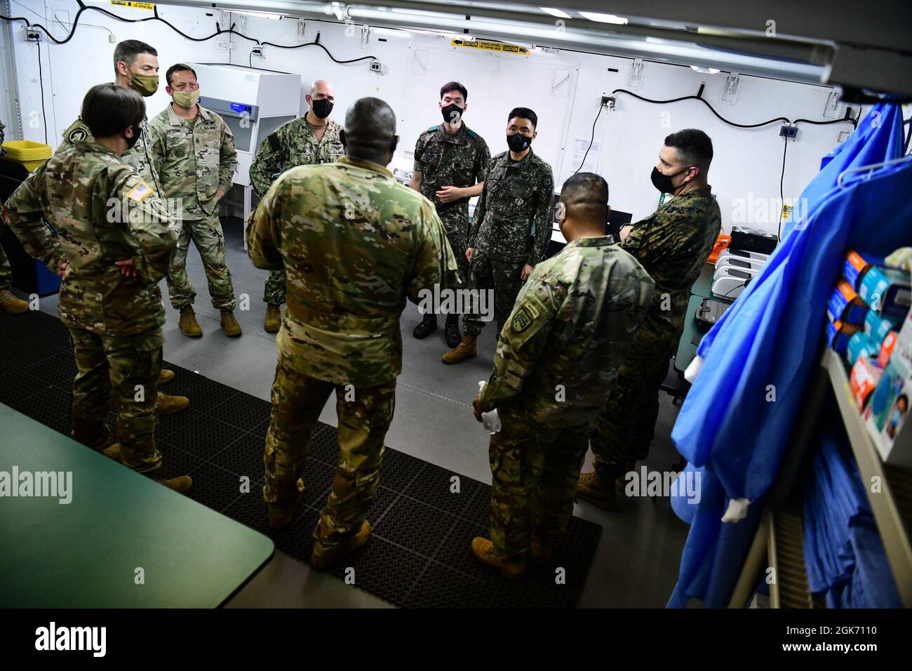 Col. Anthony Mitchell, 8th Medical Group commander, briefs Command ...