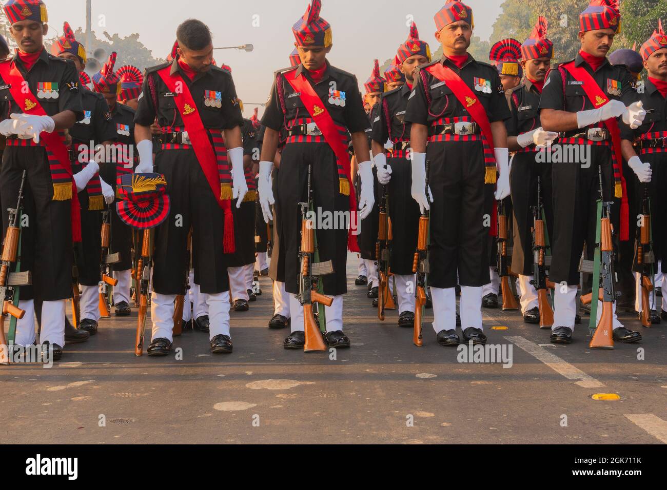 Kolkata, West Bengal, India - 23rd Januaray 2018 : Indian armed force ...