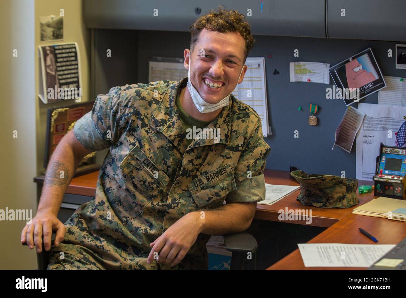 U.S. Marine Corps Cpl. James G. Cates, a licensing noncommissioned ...