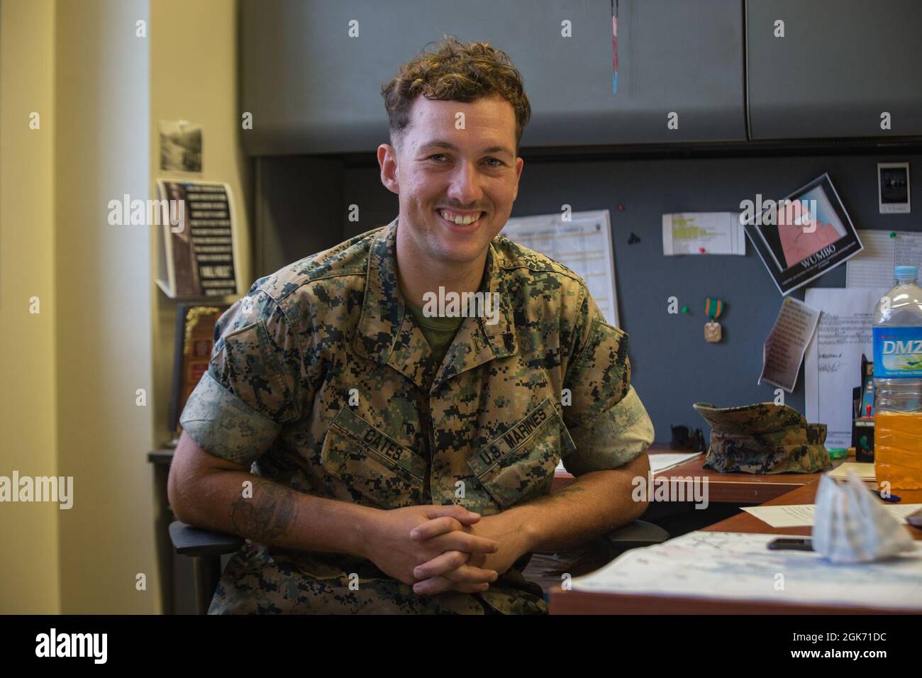 U.S. Marine Corps Cpl. James G. Cates, a licensing noncommissioned ...
