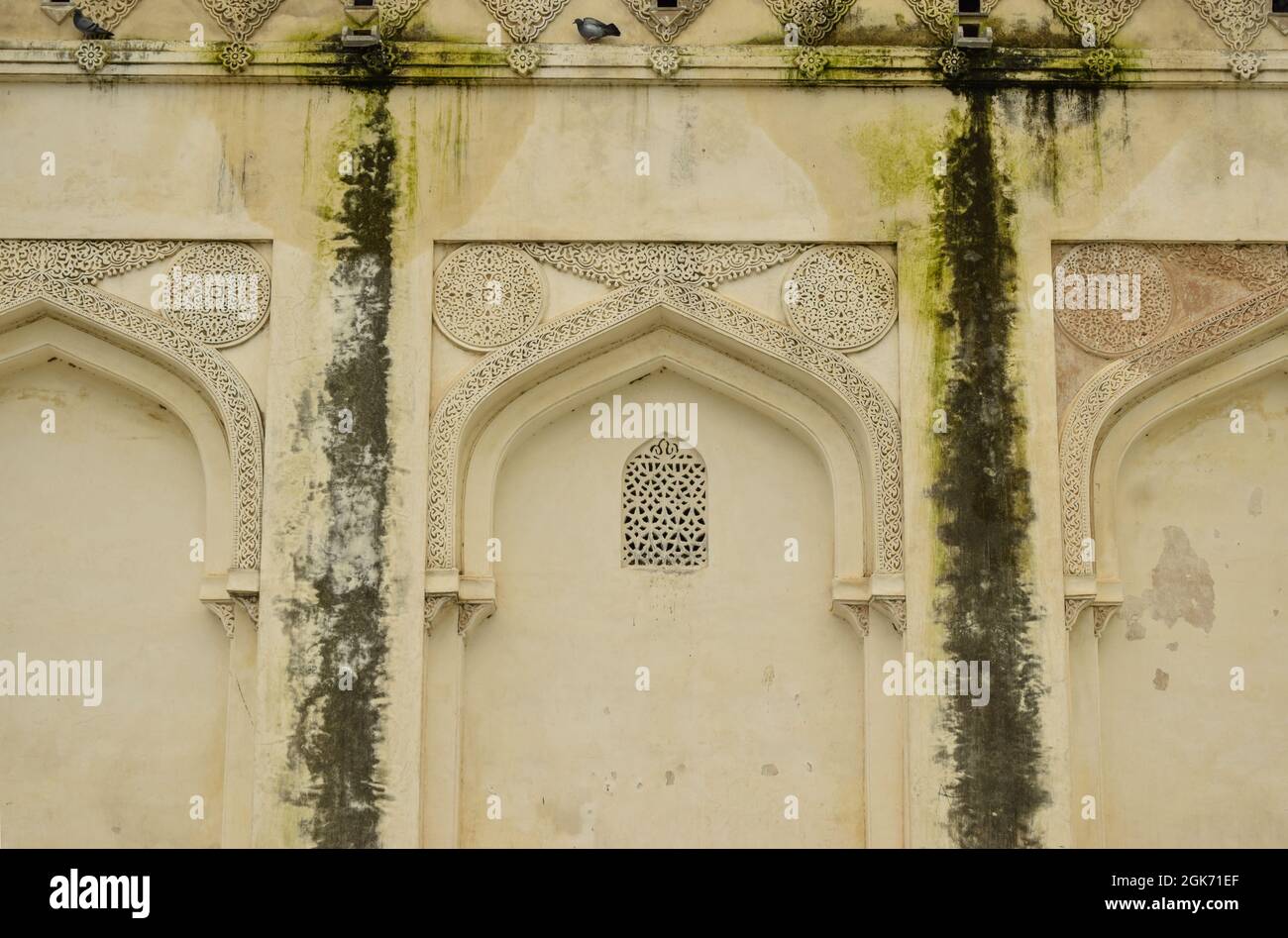 Antique Islamic Architectural Art Pointed Arches Seven Tombs Dome and ...