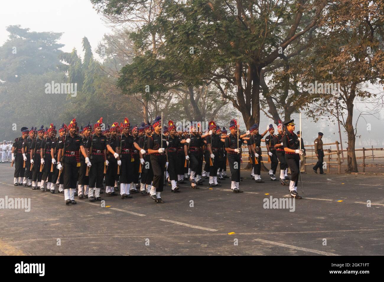 Indian army marching 2018 hi-res stock photography and images - Alamy