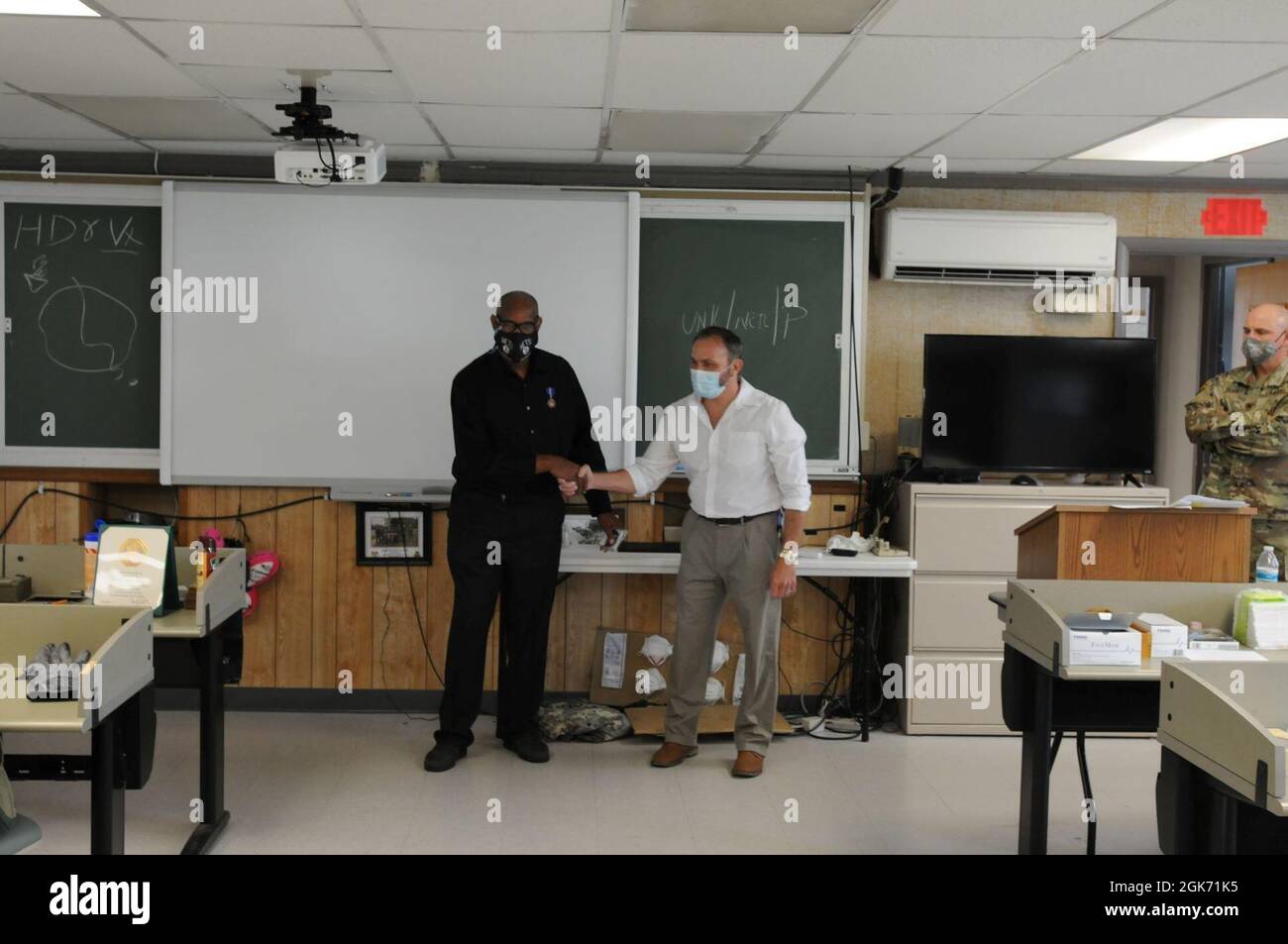 Mr. George E. Patterson was awarded by the USASA Fort Dix Commander COL ...