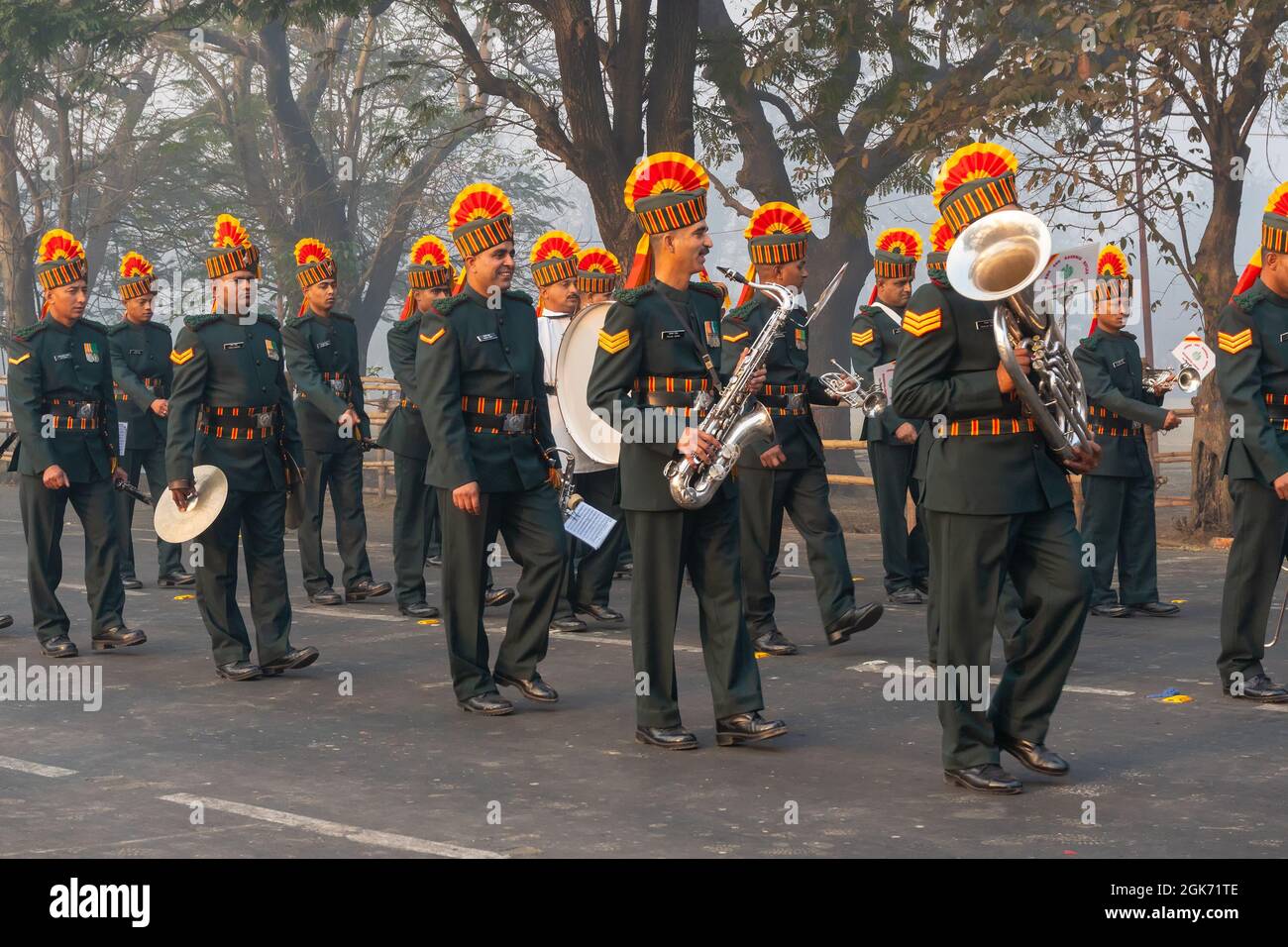 Indian army marching 2018 hi-res stock photography and images - Alamy
