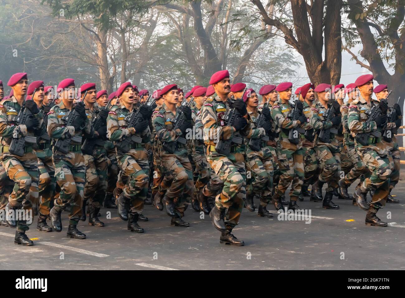 RED ROAD, KOLKATA, WEST BENGAL / INDIA - 21ST JANUARY 2018: Indian ...