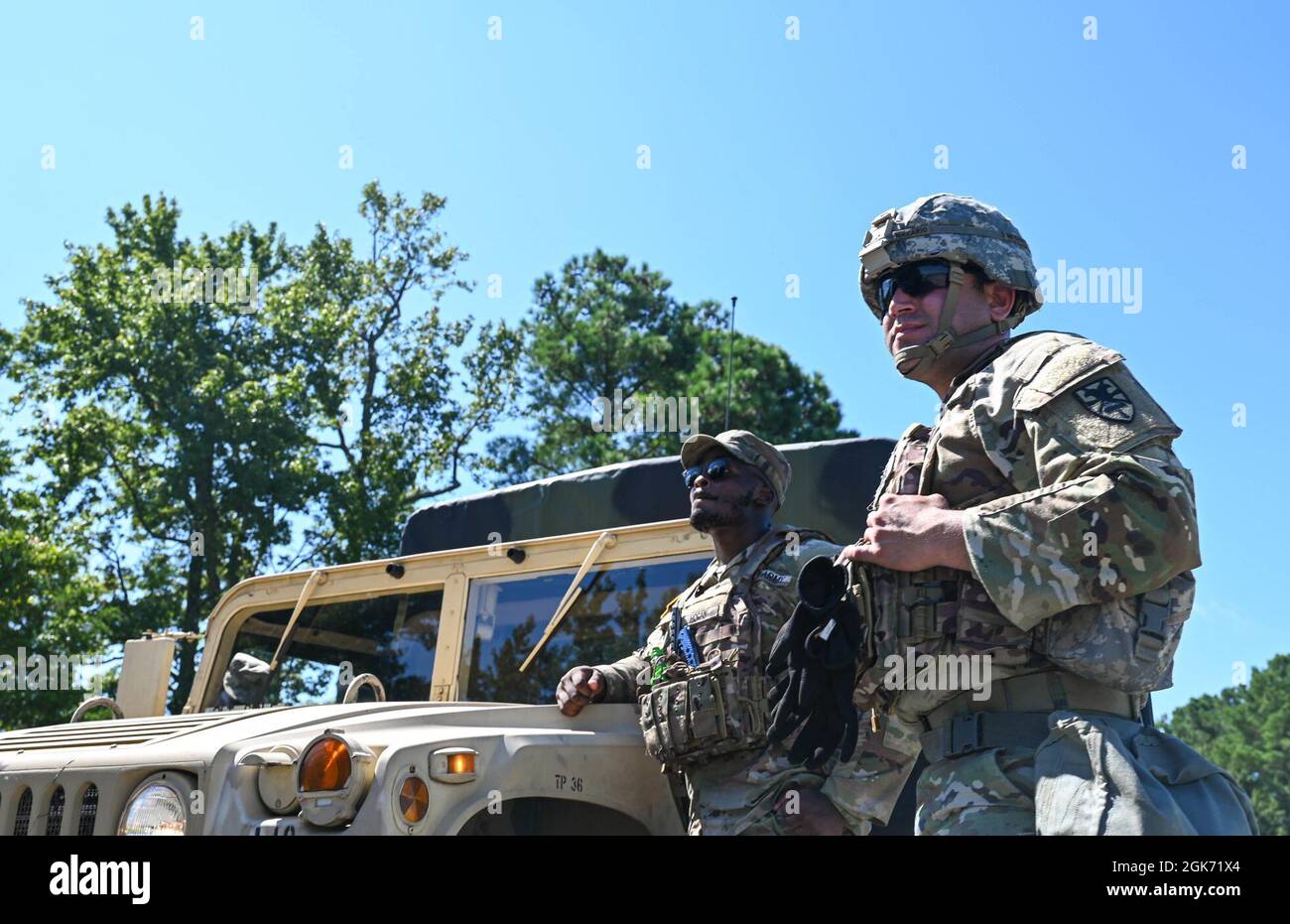 A U.S. Army Soldier assigned to the 149th Seaport Operations Company ...