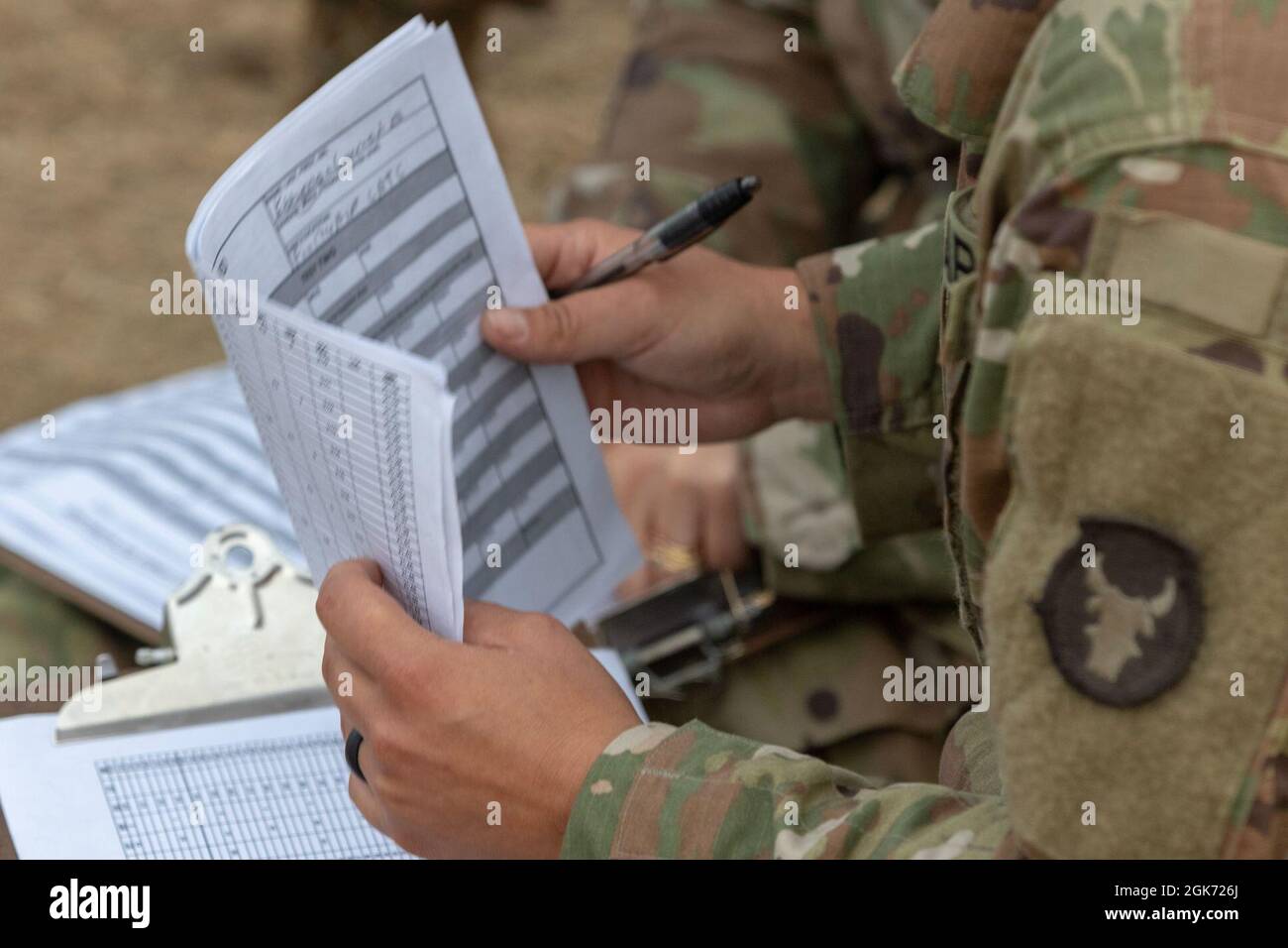 Soldiers assigned to 1-125 Field Artillery, perform the Army Combat ...