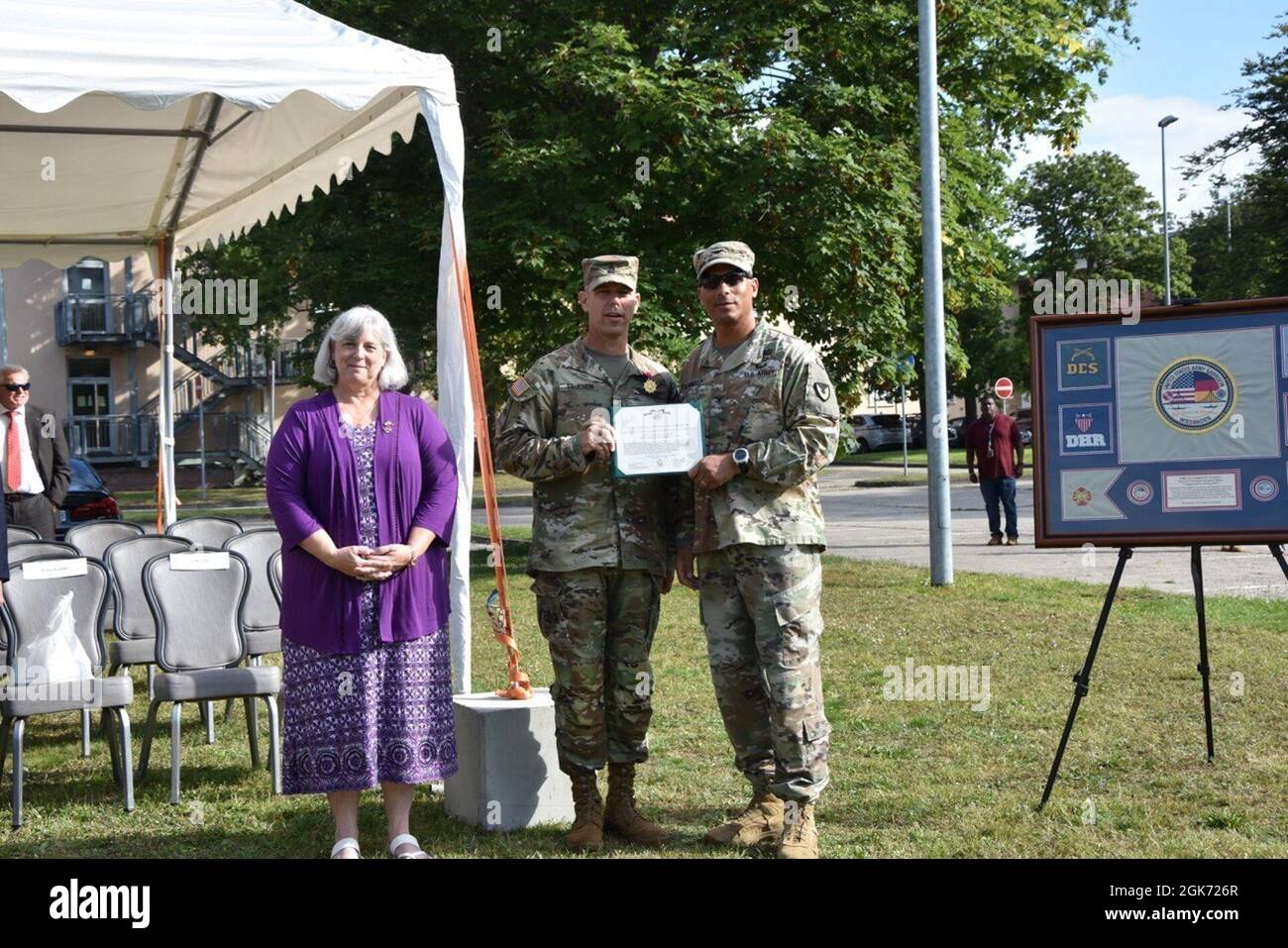 Command Sgt. Maj. Chris Truchon was awarded a Legion of Merit award ...
