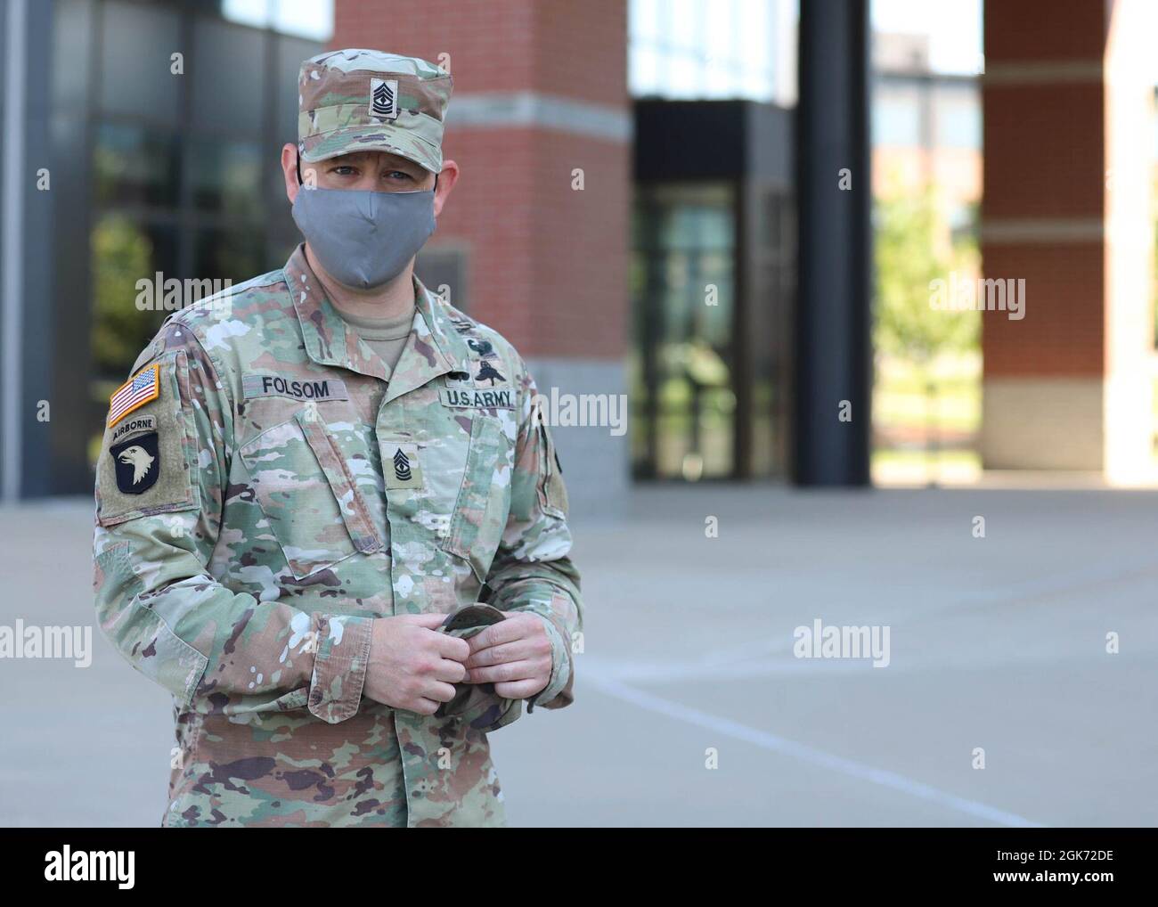 FORT KNOX, Ky. - Master Sgt. Steven Folsom was laterally promoted to ...