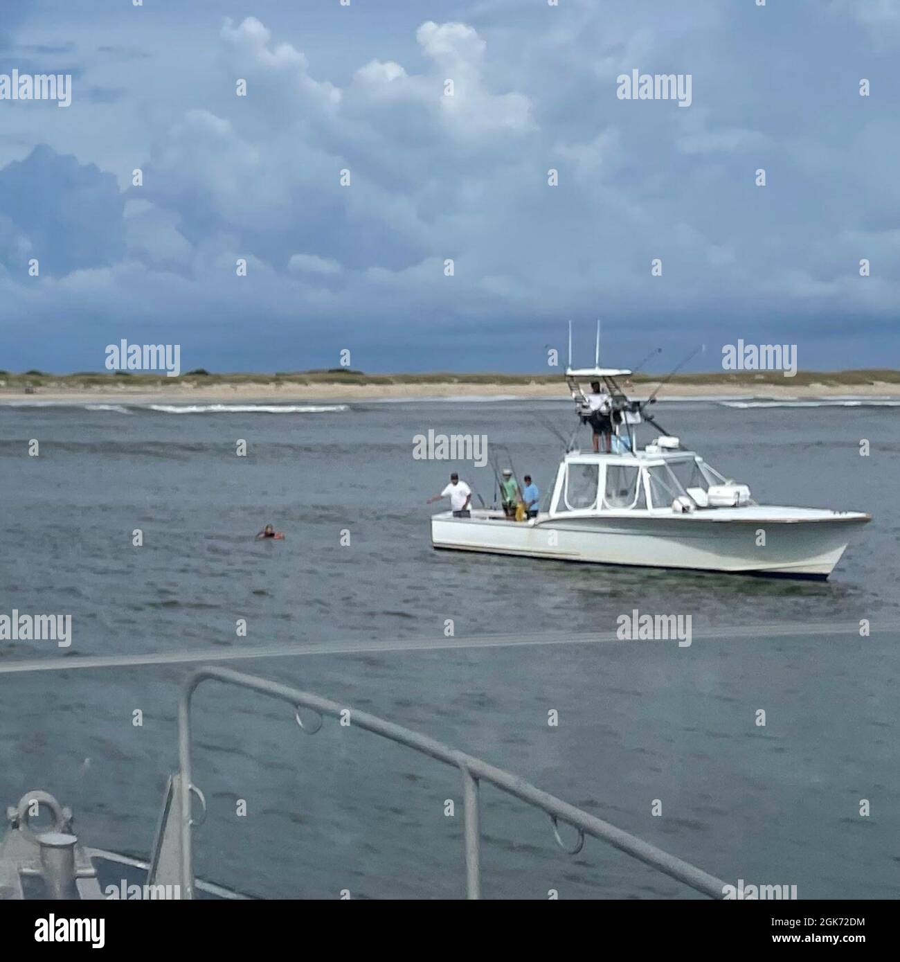 The Coast Guard and a Good Samaritan rescue three mariners after their ...