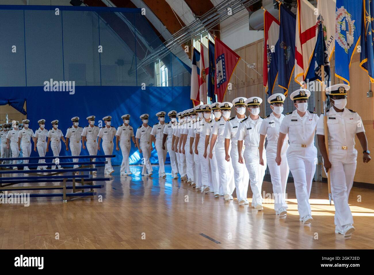 210820-N-ZW825-0056 NEWPORT, R.I. (Aug. 20, 2021) Students of Officer ...