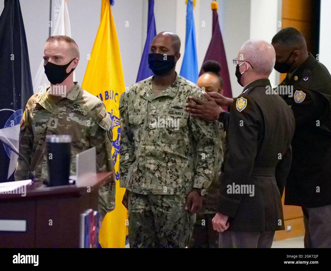 20 AUG DHA Reflagging & Repatching Ceremony #6 Stock Photo - Alamy