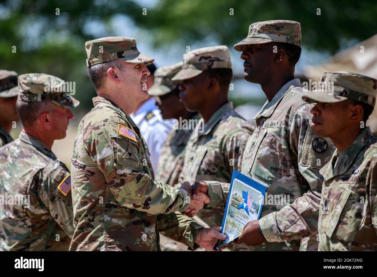 Lt. Gen. Pat White, III Corps and Fort Hood, commanding general ...