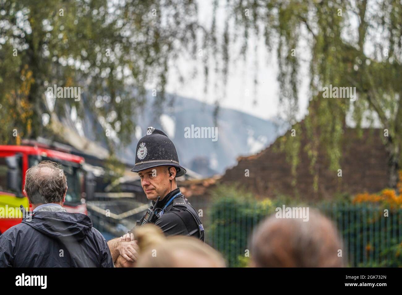 Kidderminster, UK. 9th September, 2021. A devastating fire has left ...