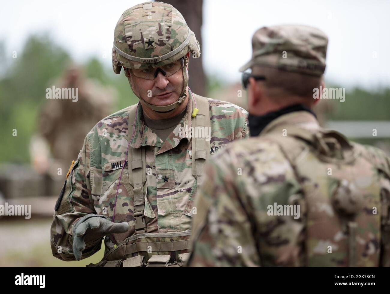 Mississippi Army National Guard Brig. Gen. Clint E. Walker, Director of ...