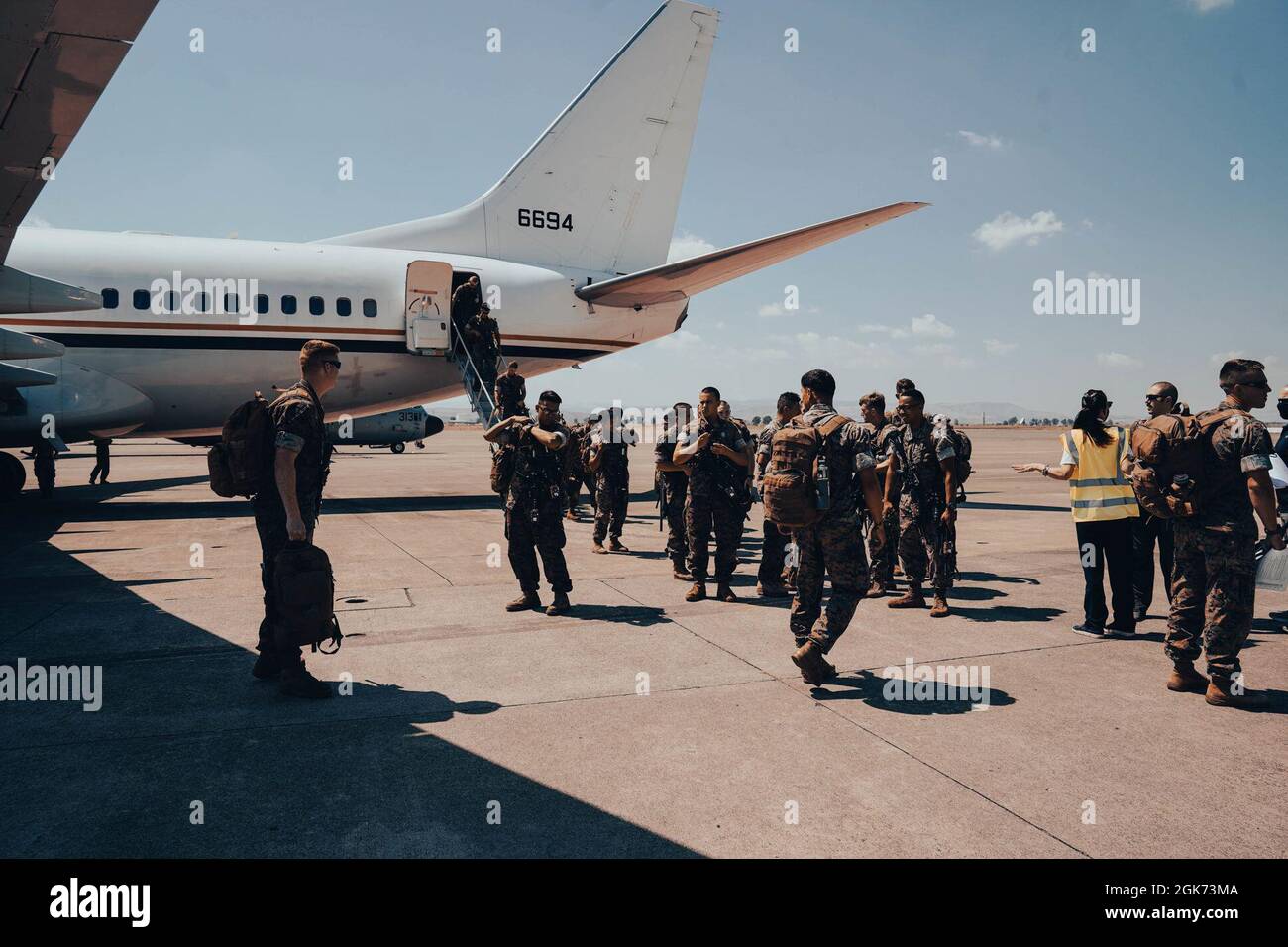 U.S. Marines with Fleet Anti-terrorism Security Company, Europe ...