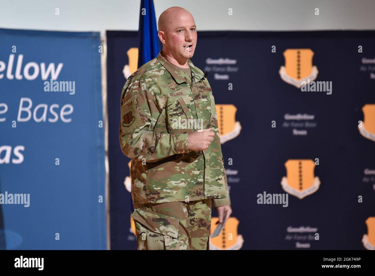 U.S. Air Force Col. Matthew Reilman, 17th Training Wing commander ...